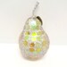 Vintage Iridescent Mosaic Mirror Pear/christmas Decor/yellow/green ...