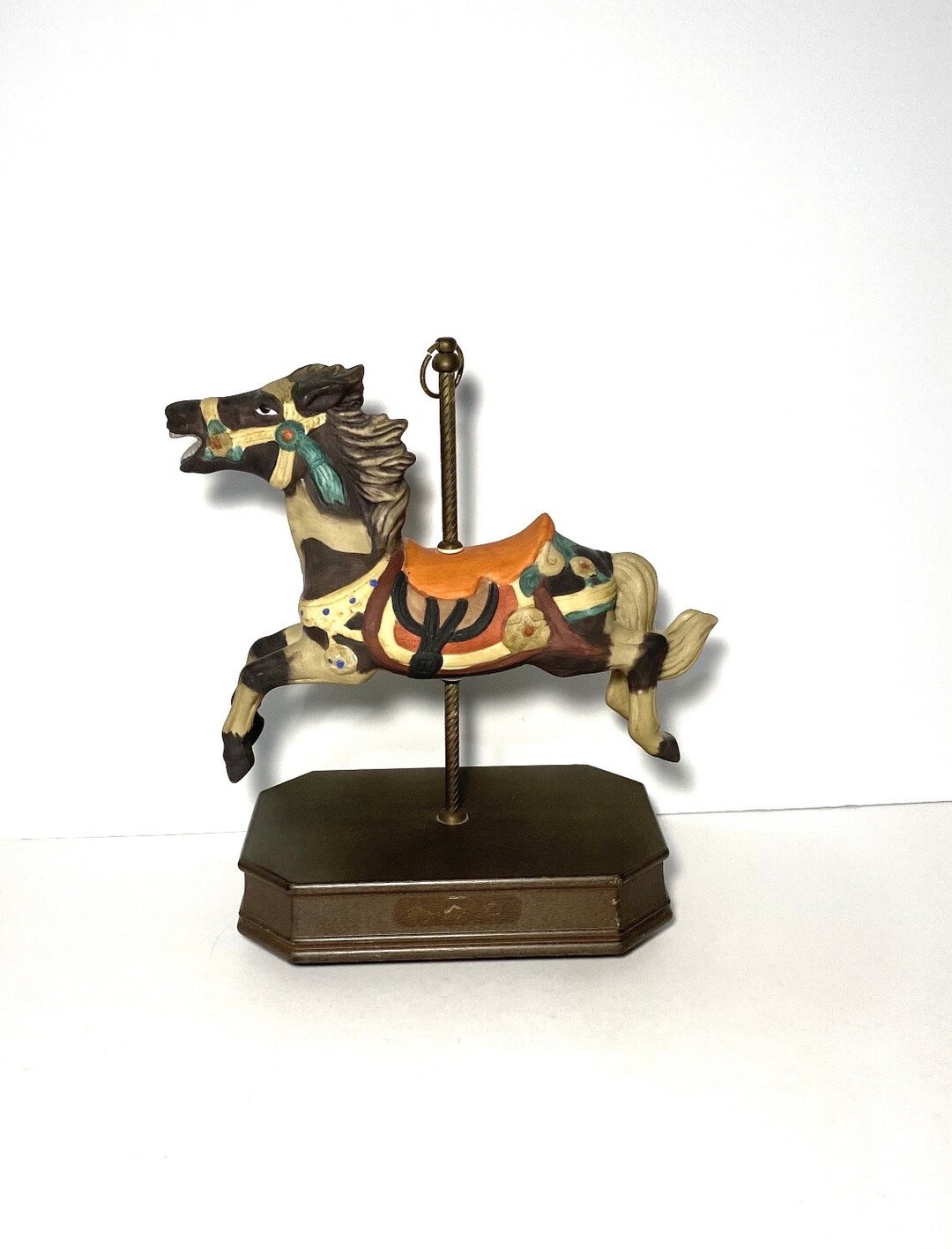 Vintage Carousel Horse Music Box/impulse Giftware/horse/carousel/music ...
