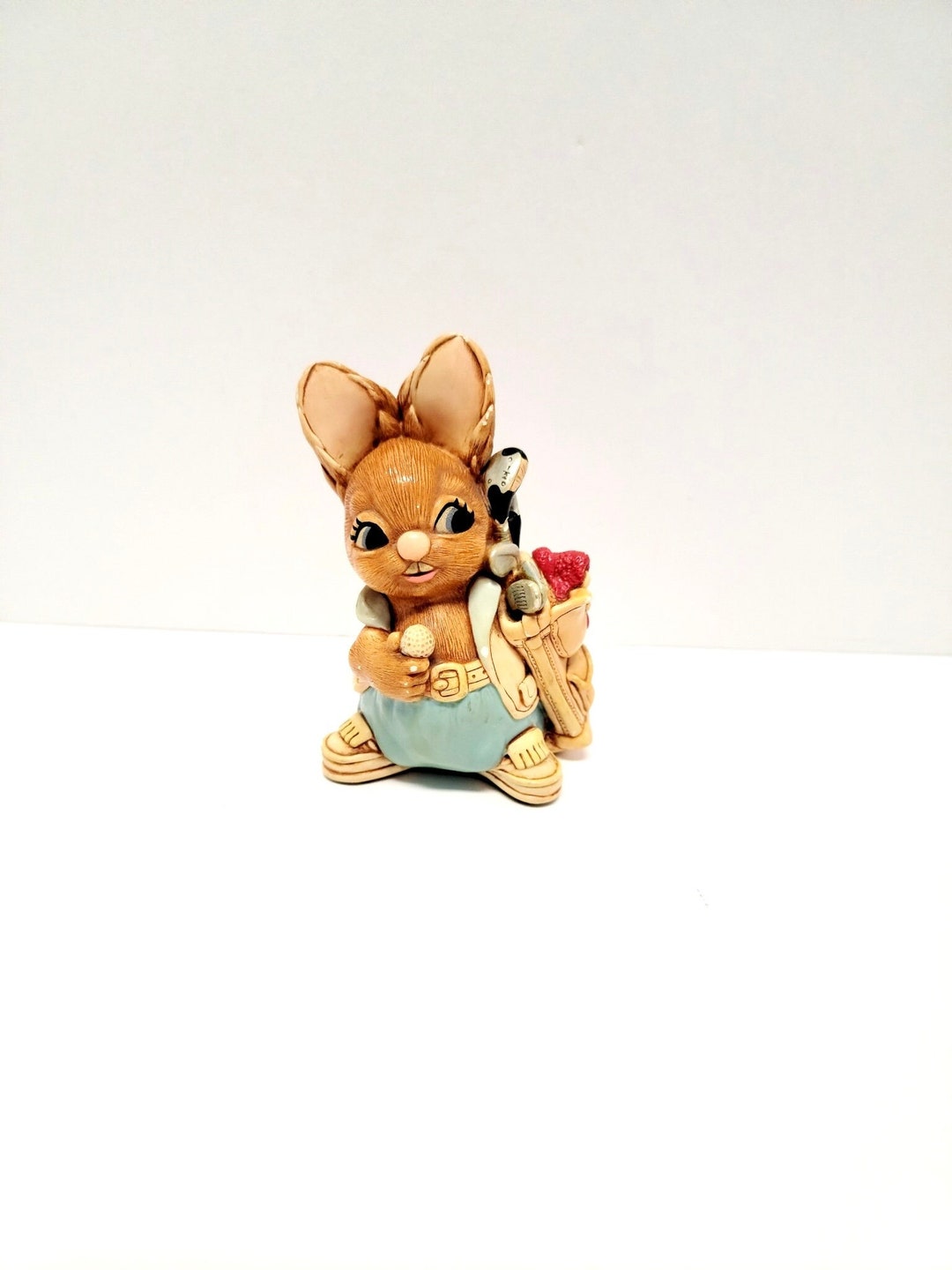 Pen Delfin birdie Figurine/golfing Bunny Rabbit/blue - Etsy