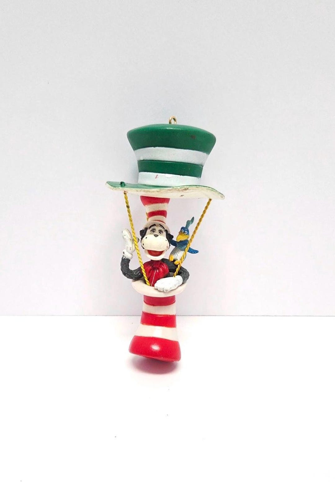 Vintage Enesco Dr. Seuss Christmas Ornament/cat in the Hat/hot Air ...