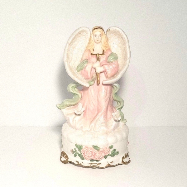 Porcelain Angel Music Box - Etsy