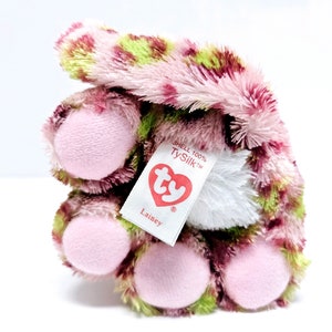 Ty Beanie Boo Lainey Leopard Plush/glitter Eyes/collectible/stuffed ...