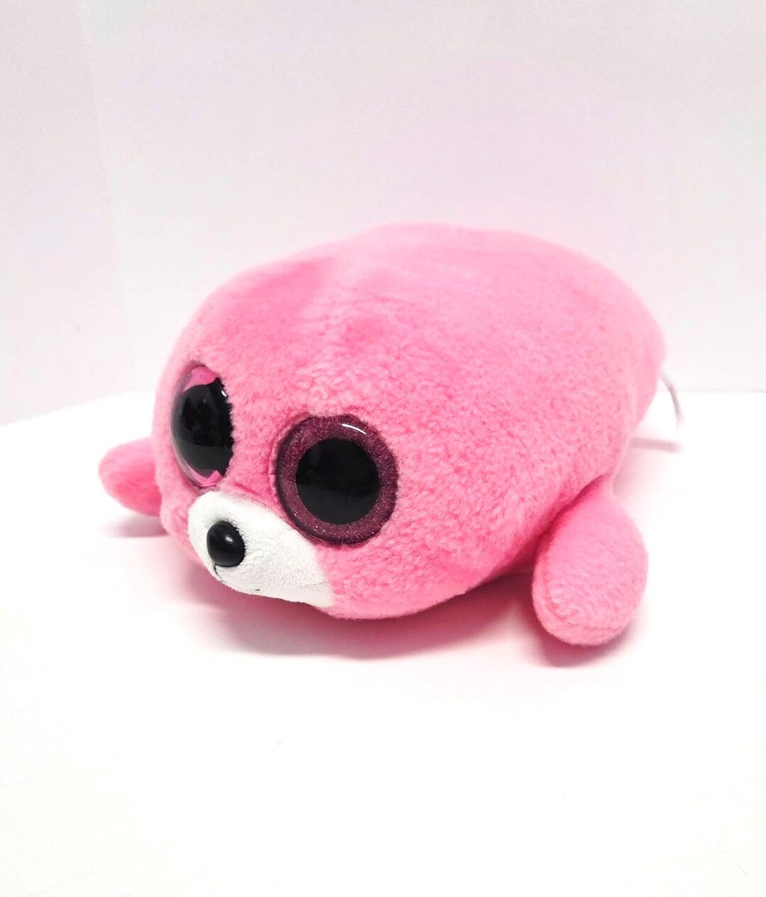 Ty Beanie Boo Pierre Seal Plush/pink Glitter Eyes/seal Plush/beanie Boo ...