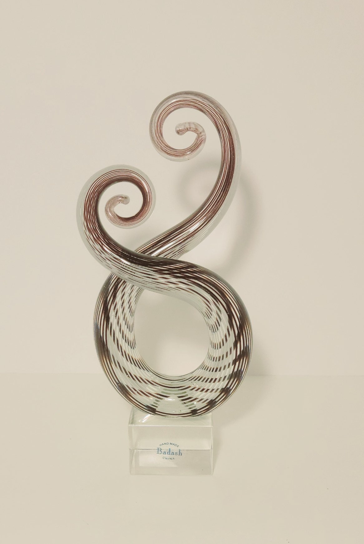 Vintage Blown Glass Musical Note Sculpture/art - Etsy