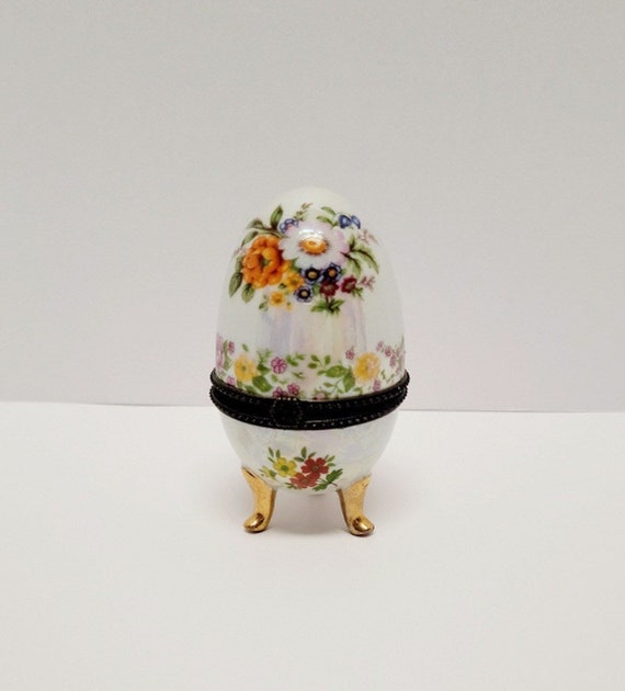 porcelain egg keepsake - Gem