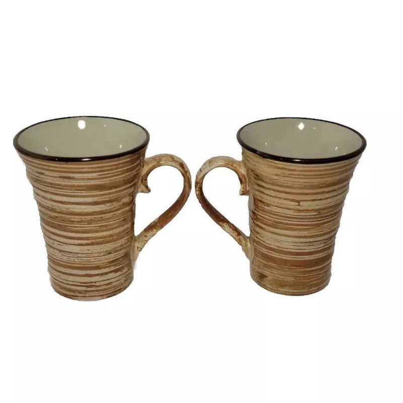 Striped Mugs - Etsy