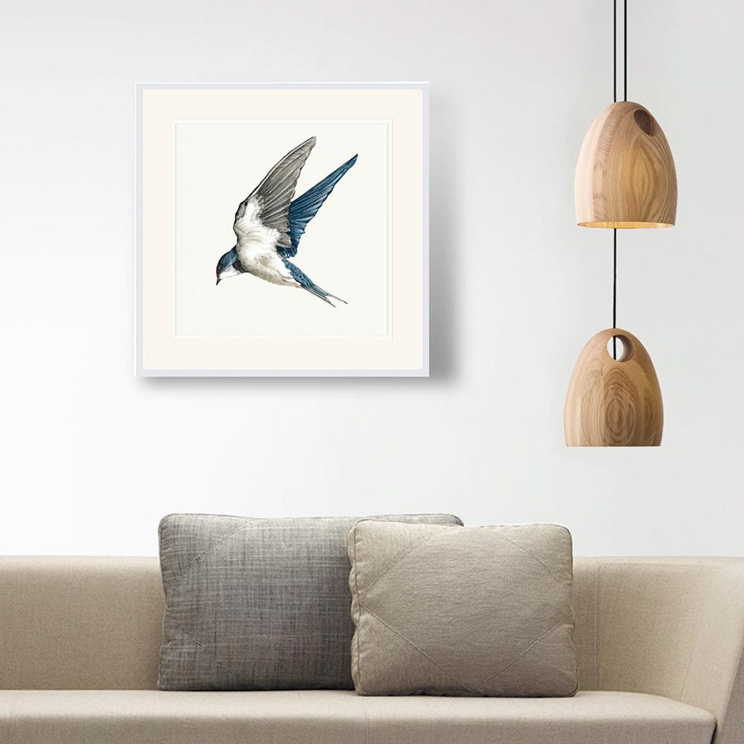 Swallow Wall Art, Swallow Bird Print, Swallow Flying Print, Swallow Art ...