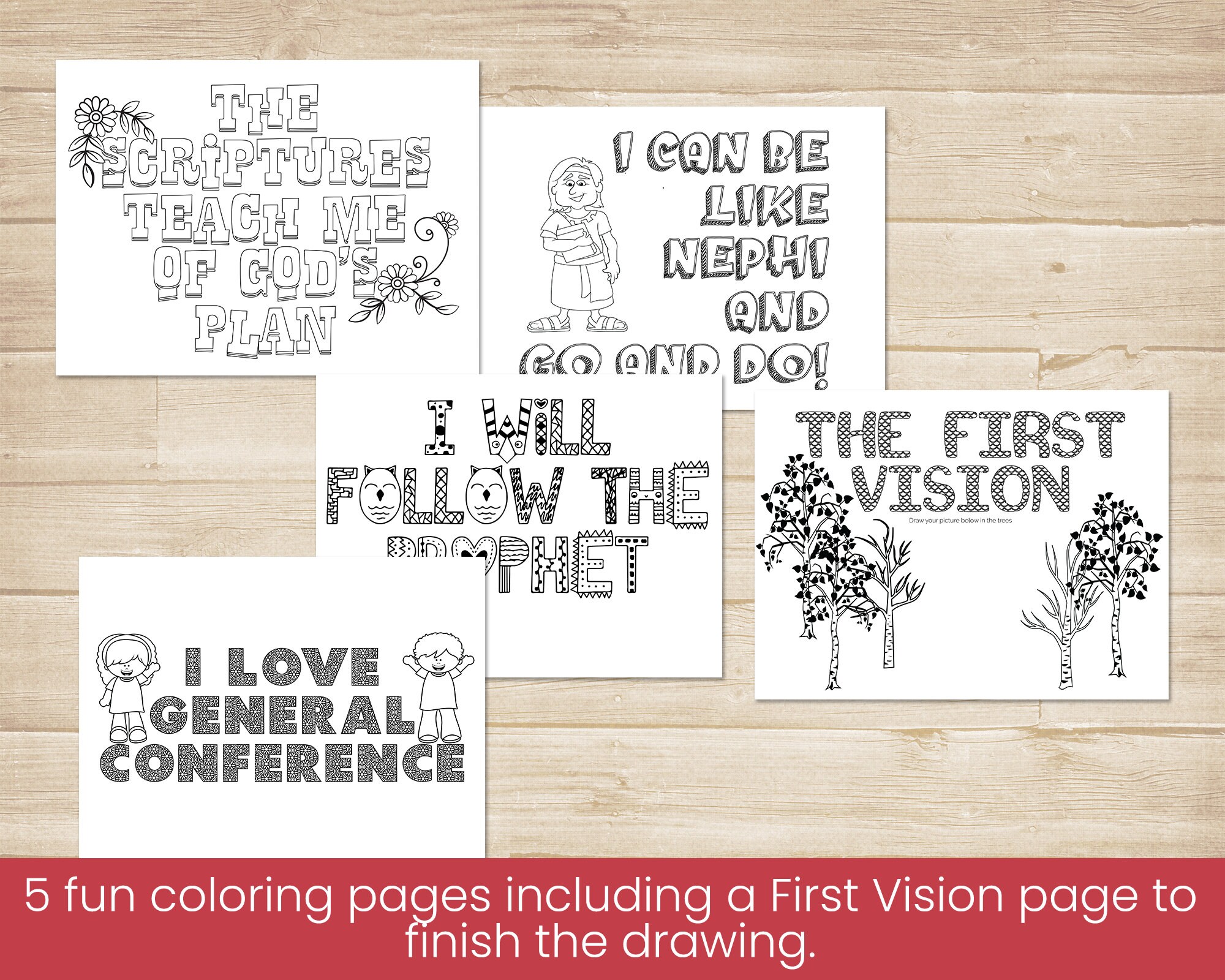 General Conference Workbook BUNDLE - General Conference Kids - LDS ...