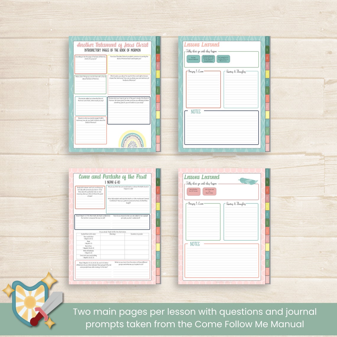 Come Follow Me Book of Mormon, Digital Scripture Study Journal, Come ...