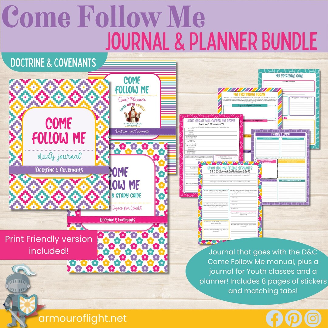 2025 LDS Youth Come Follow Me BUNDLE, Doctrine and Covenants Scripture ...