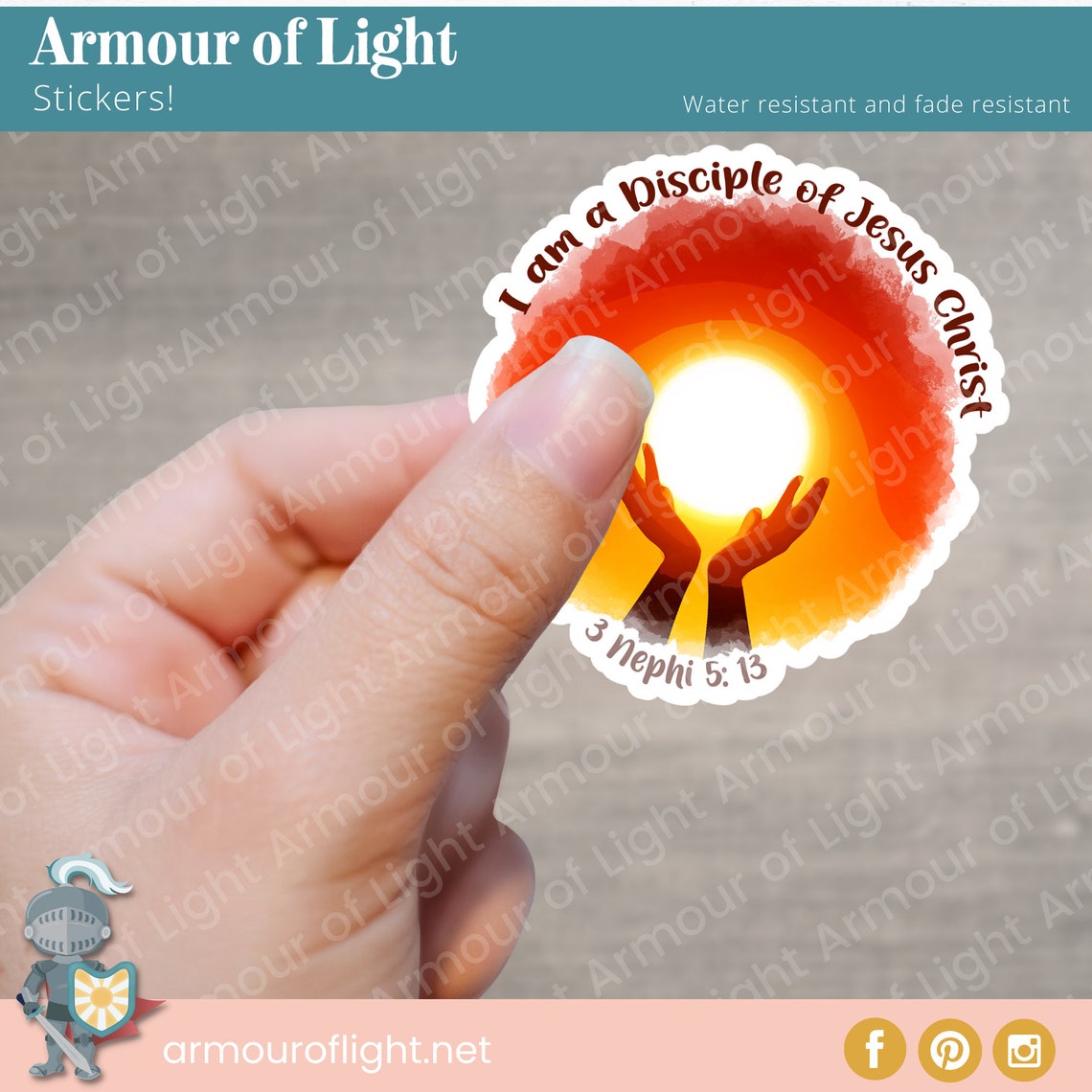 2024 LDS Youth Theme Scripture Sticker, Book of Mormon Quote, Young ...