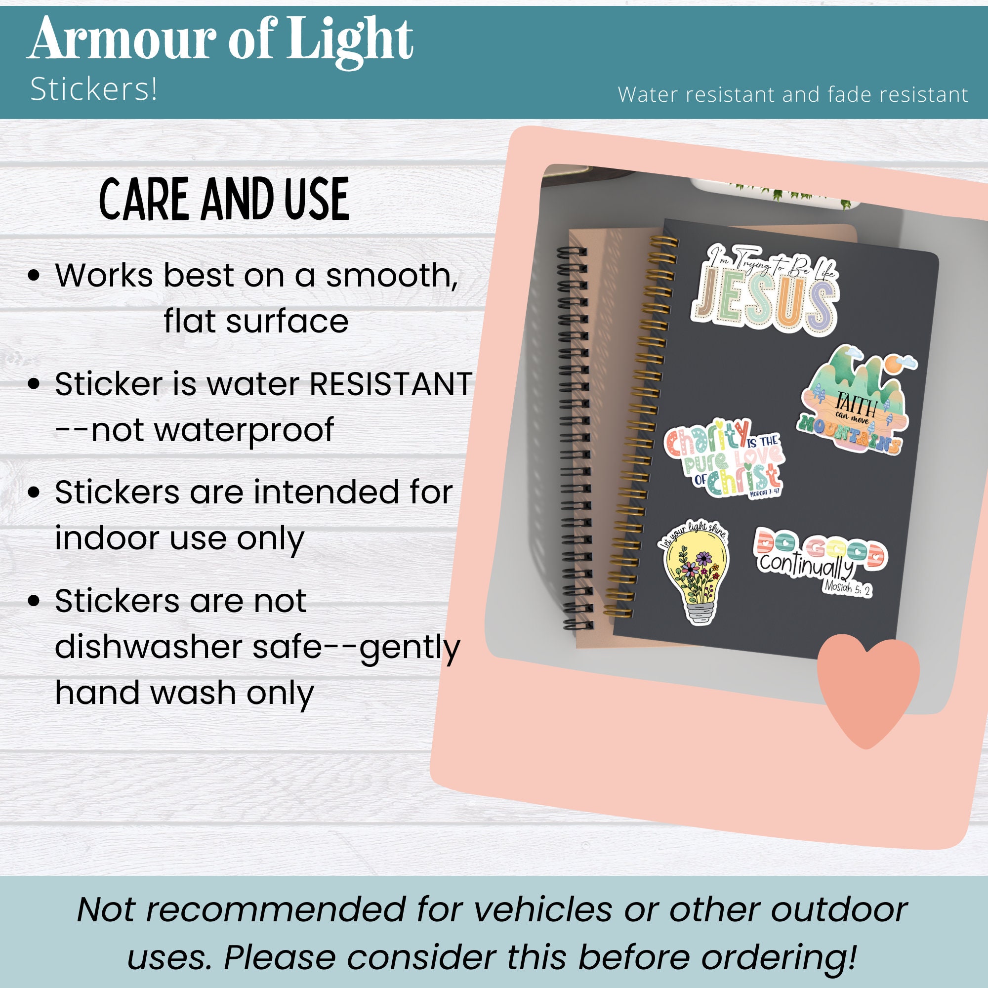 2024 LDS Youth Theme Scripture Sticker, Book of Mormon Quote, Young ...