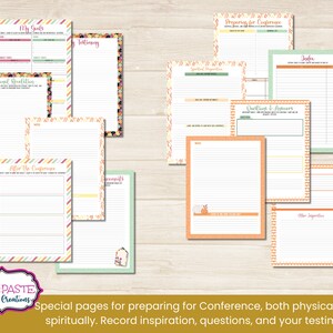 General Conference Journal, LDS Printable Journal, Women's Notebook ...