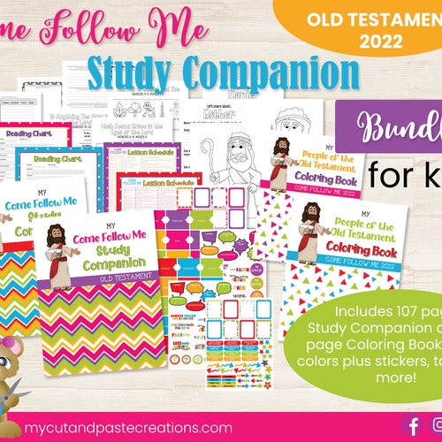 2022 Come Follow Me Old Testament Scripture Stickers Made | Etsy