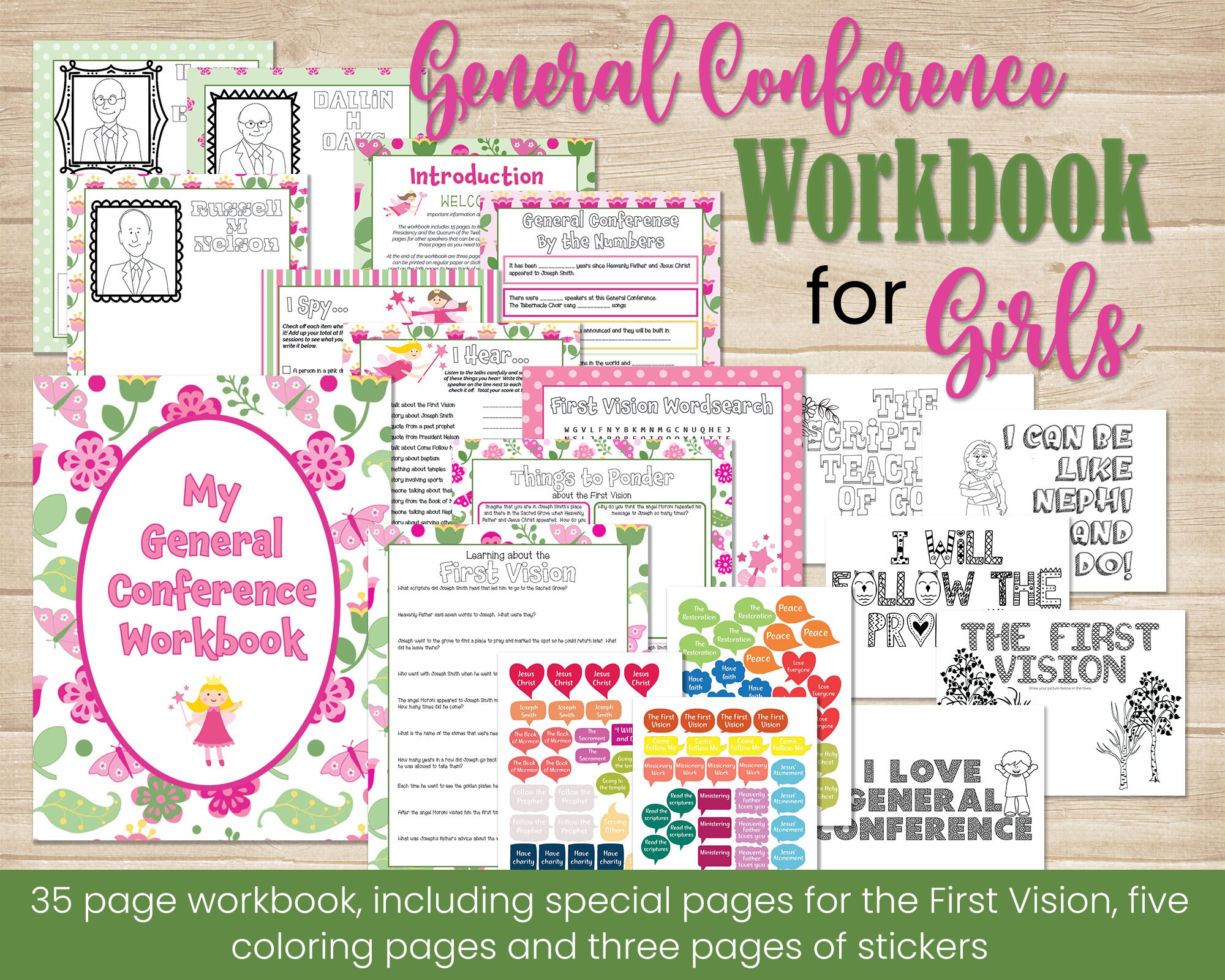 General Conference Workbook BUNDLE General Conference Kids LDS ...
