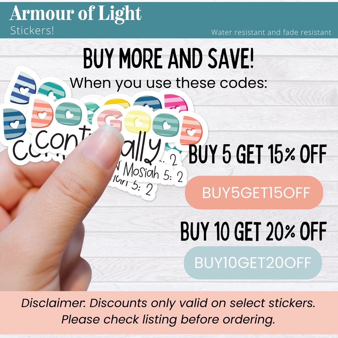 2024 LDS Youth Theme Scripture Sticker, Book of Mormon Quote, Young ...