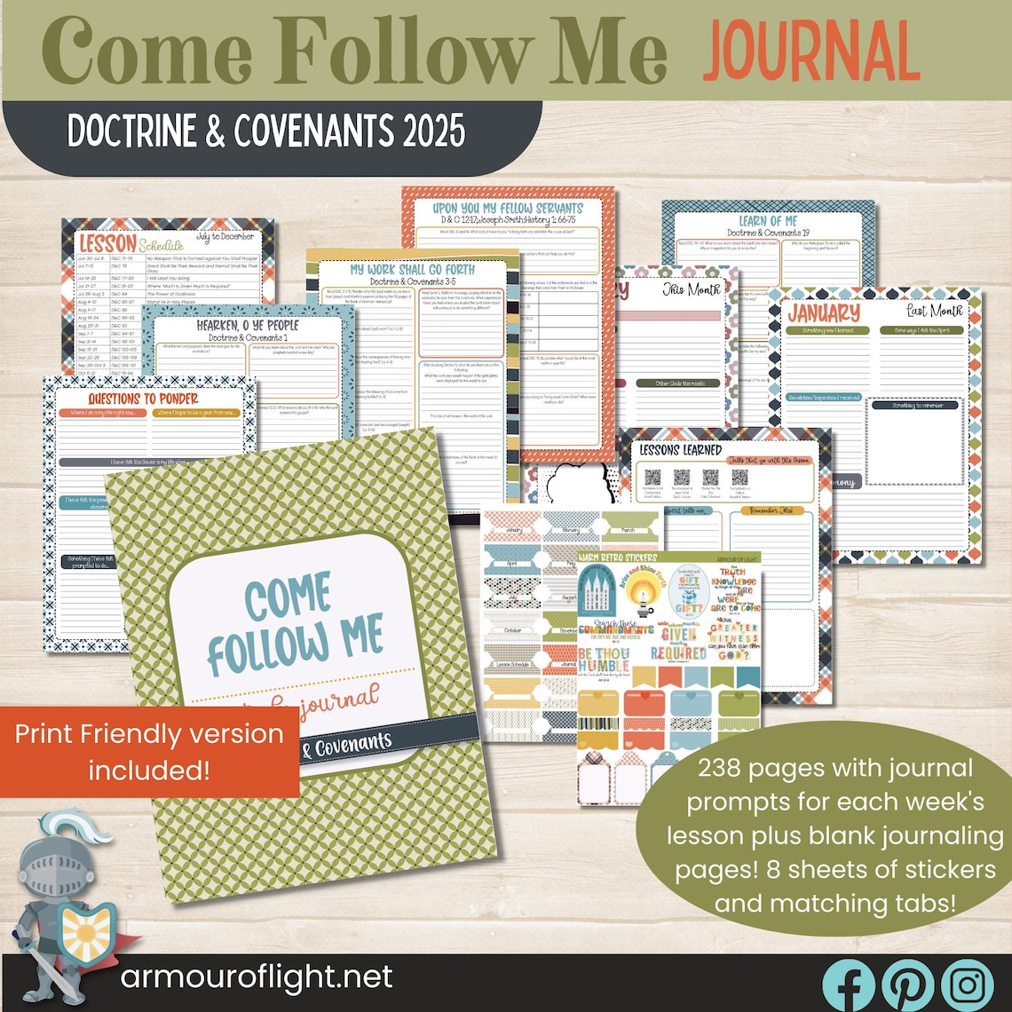 Come Follow Me Doctrine and Covenants, Scripture Study Journal, 2025 ...