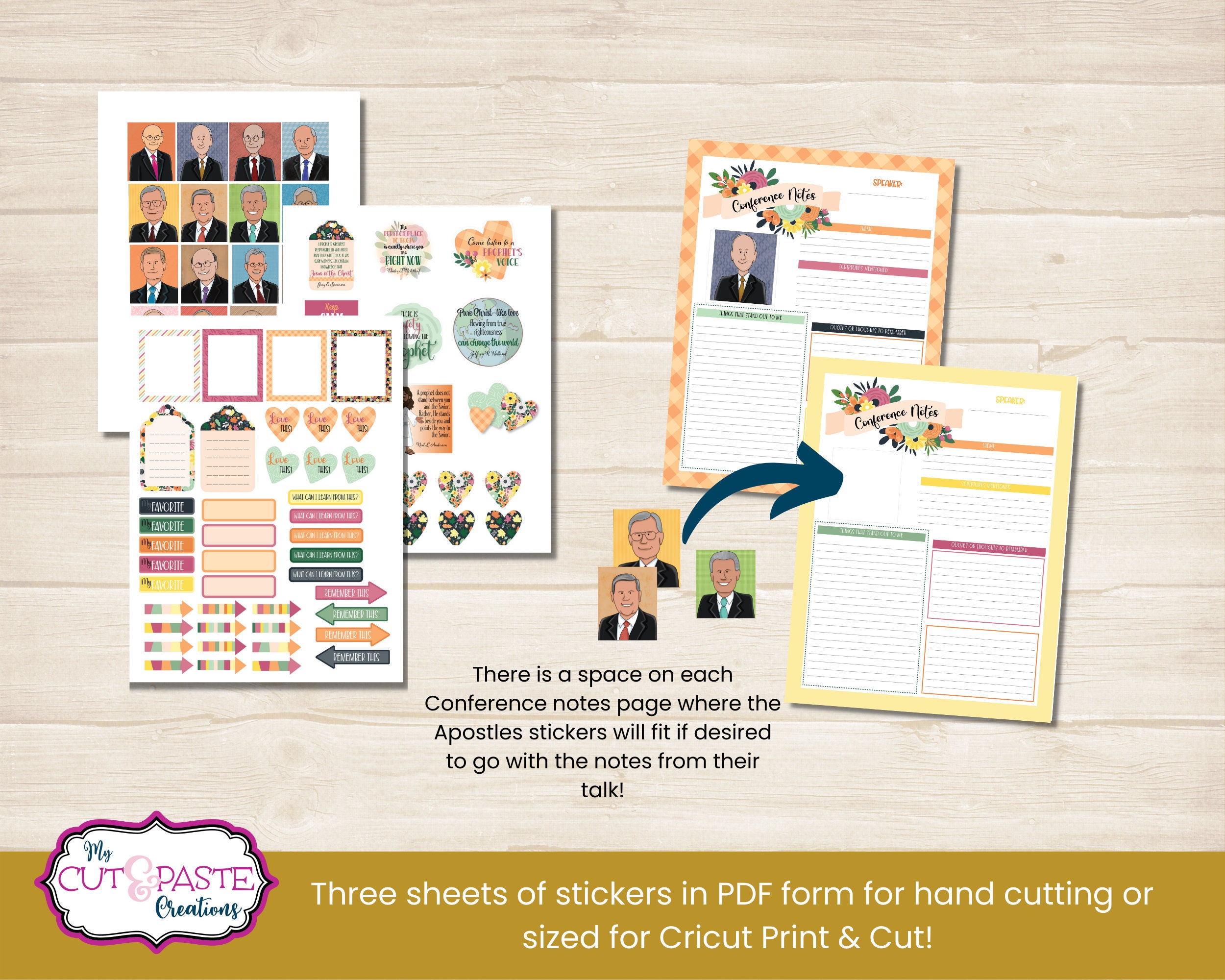 General Conference Journal, LDS Printable Journal, Women's Notebook ...