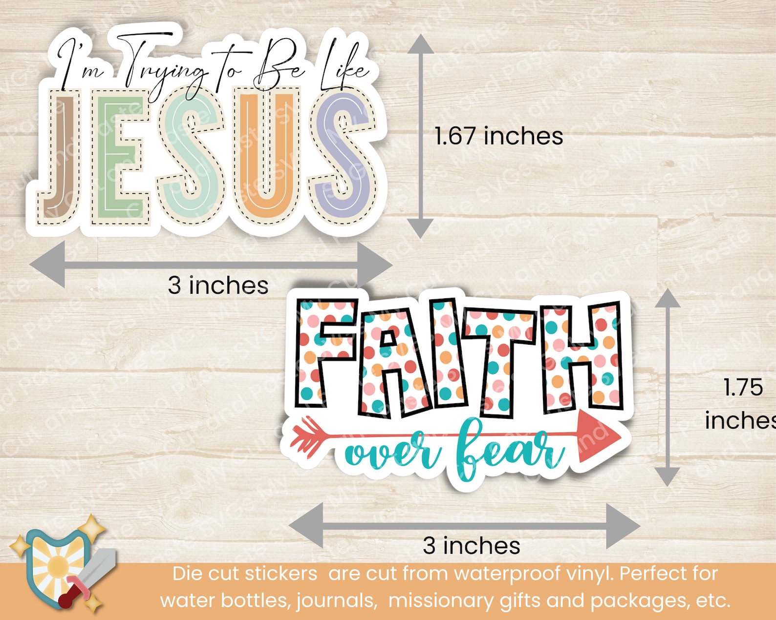 LDS Young Women Stickers, LDS Inspirational Quotes, Faith Sticker Pack ...