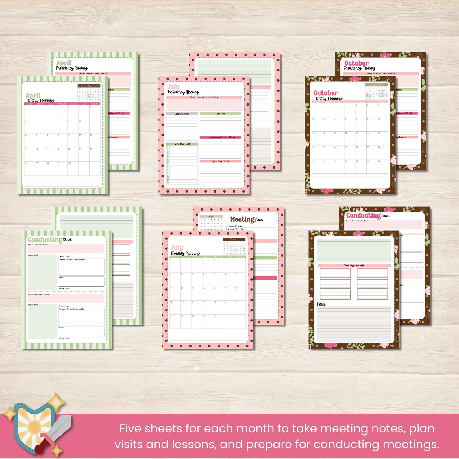 2026 Relief Society Planner, RS Presidency Binder, LDS Planning ...
