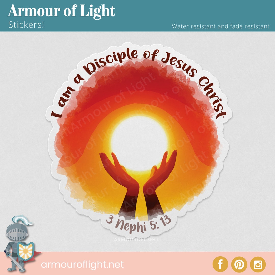 2024 LDS Youth Theme Scripture Sticker, Book of Mormon Quote, Young ...