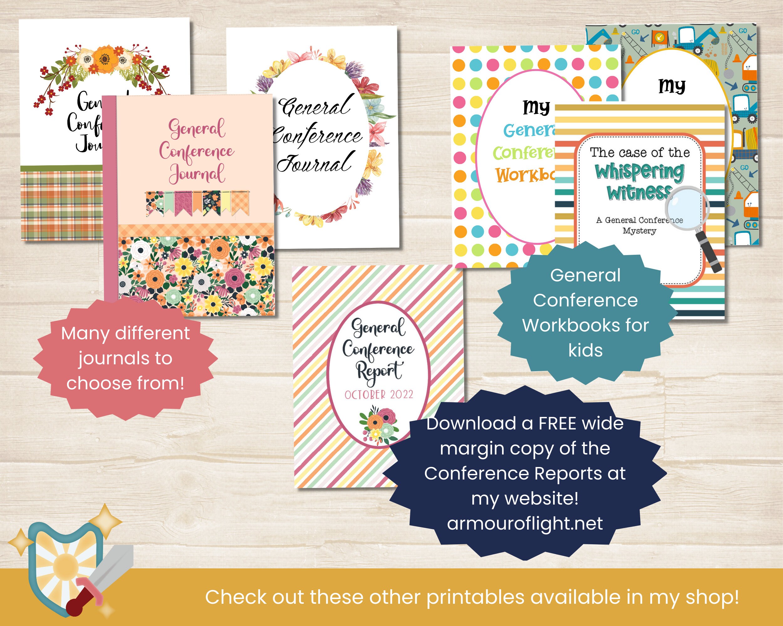 General Conference Journal, General Conference Notebook, LDS Women's ...