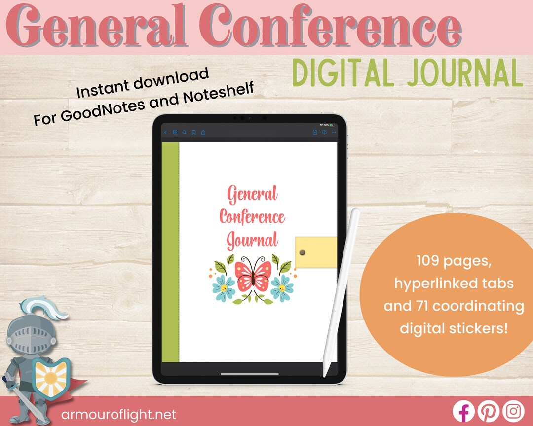 General Conference Journal, Digital General Conference Workbook, LDS ...