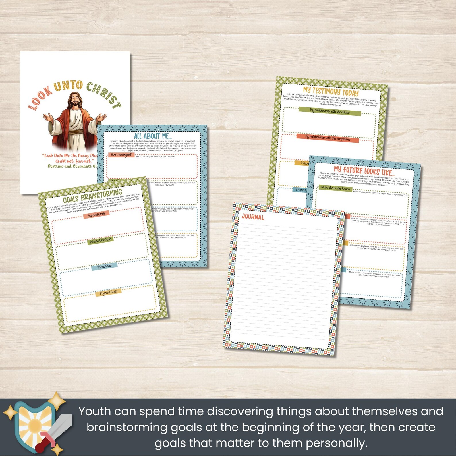 LDS Youth Goal Planner 2025, Children and Youth Program, Goal Setting ...