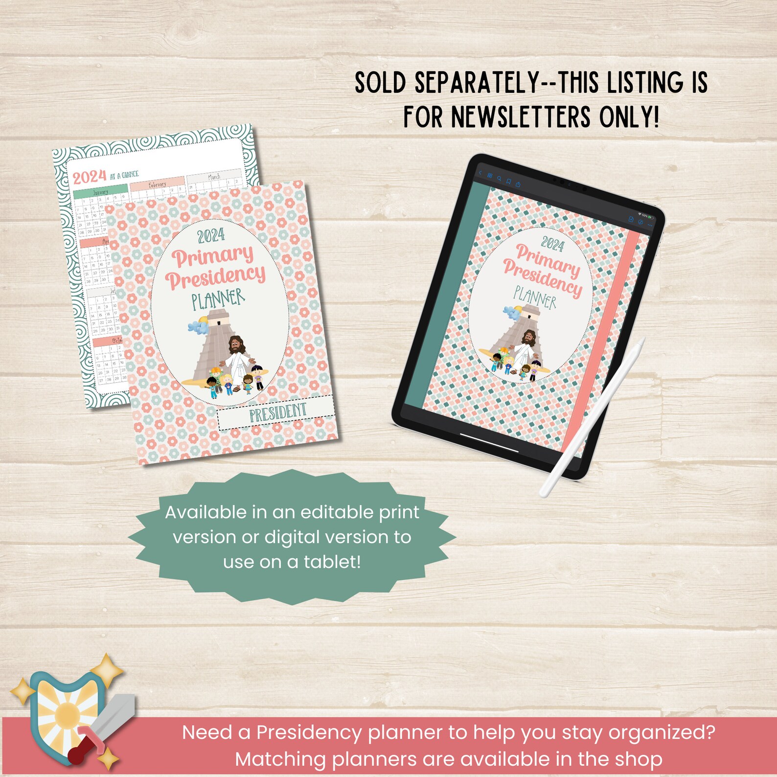 LDS Primary Newsletters, Monthly Newsletter Template Bundle, Book of ...