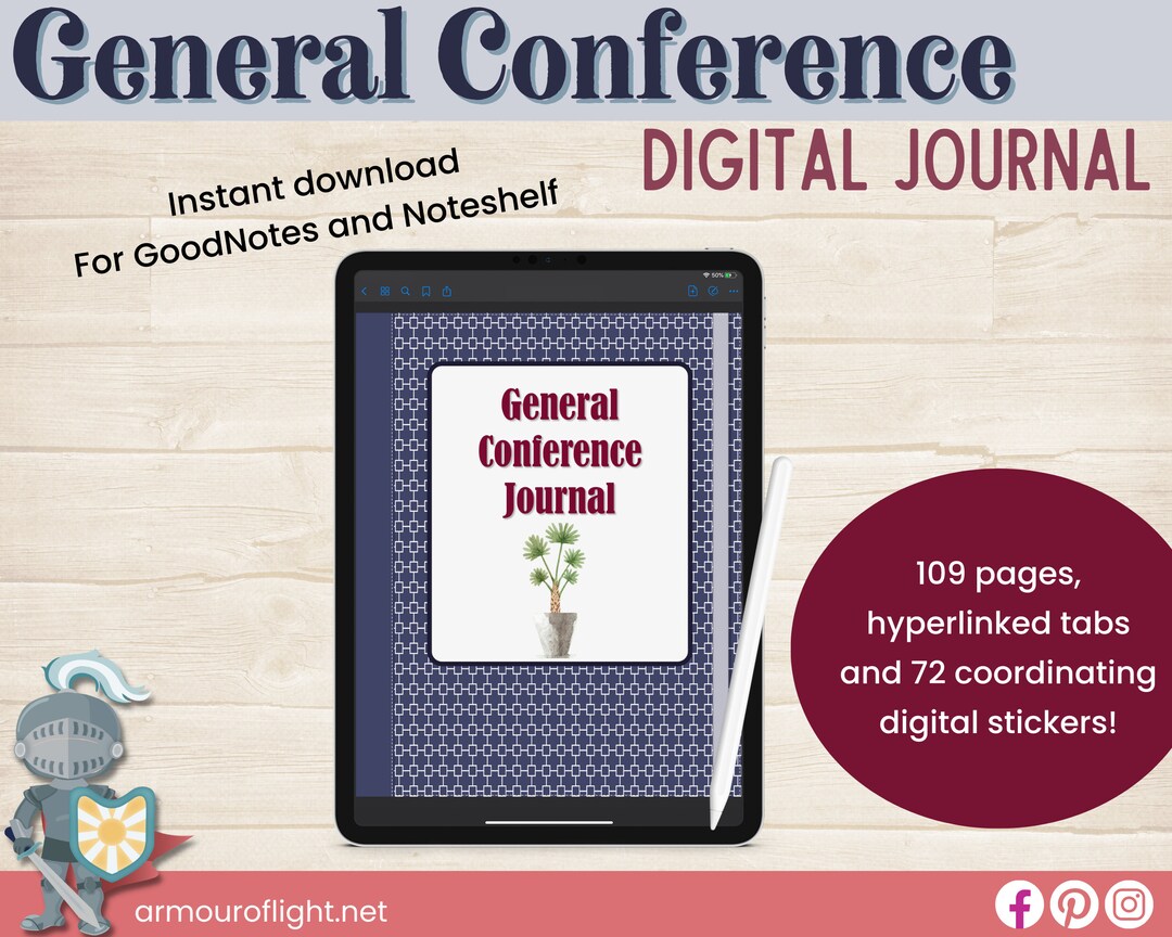 General Conference Journal, Digital General Conference Workbook, LDS ...