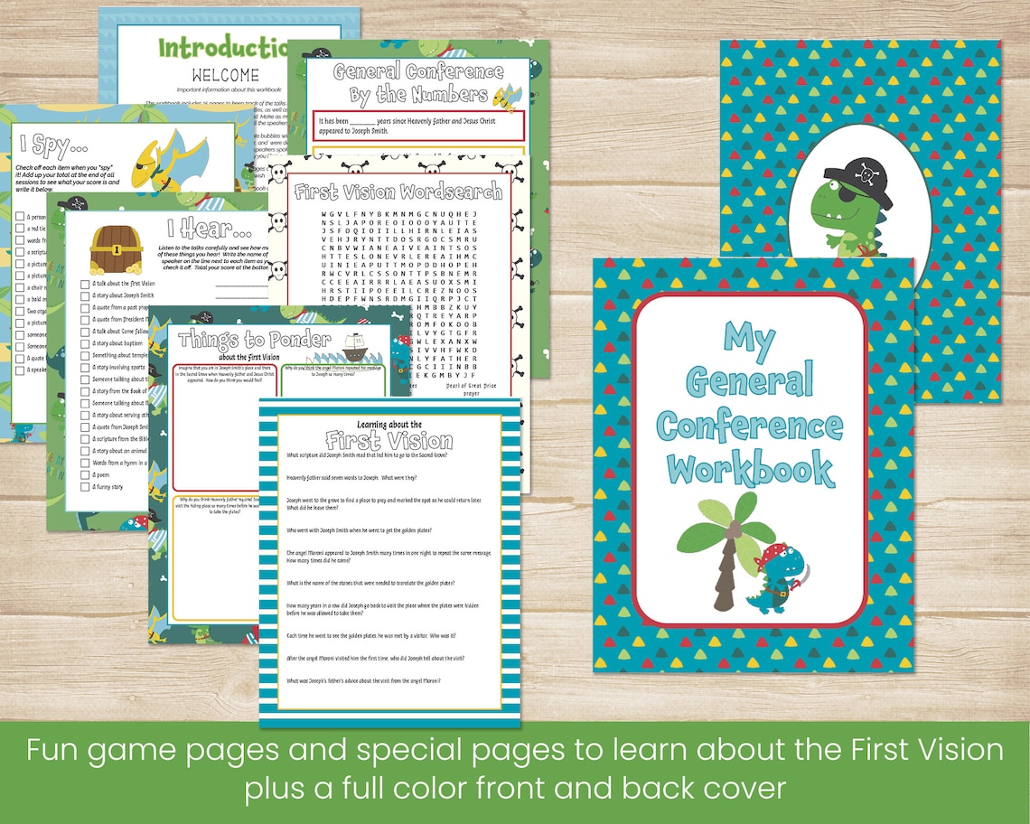General Conference Workbook BUNDLE - General Conference Kids - LDS ...