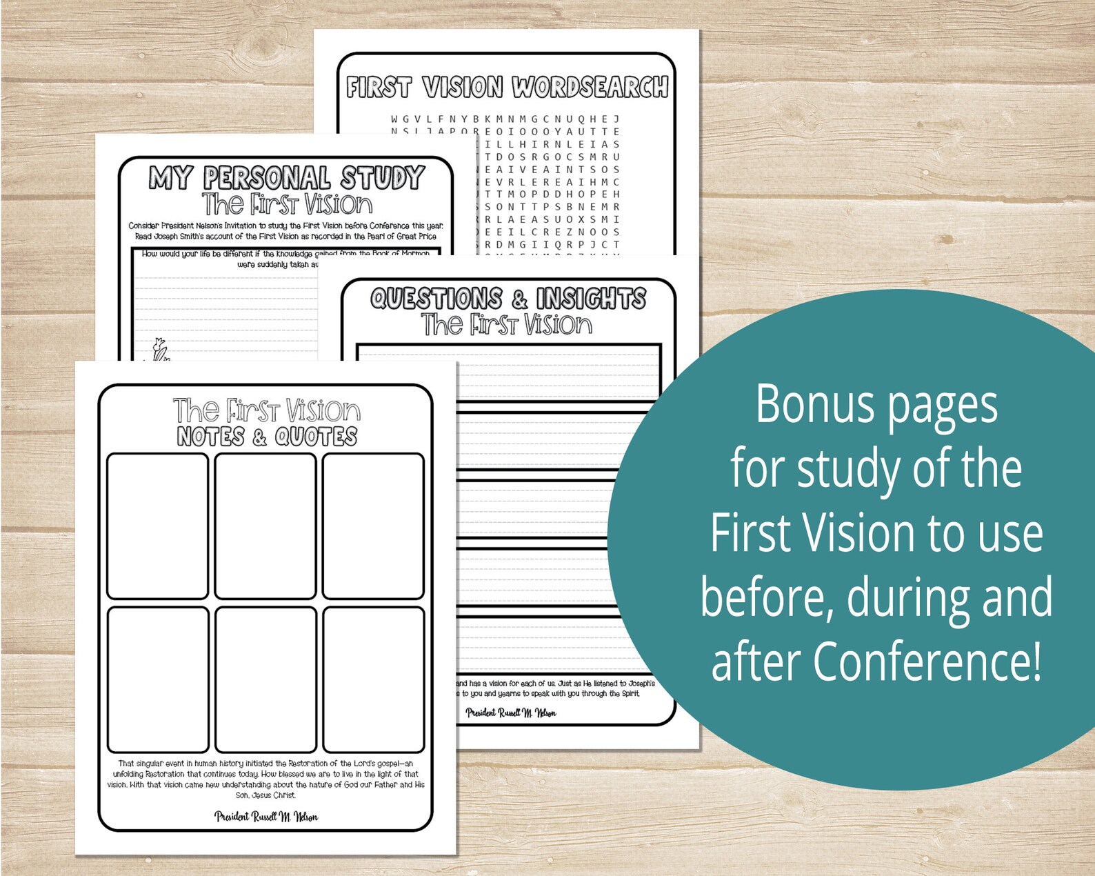 LDS General Conference Journal - Youth Planner - LDS Women's Journal ...