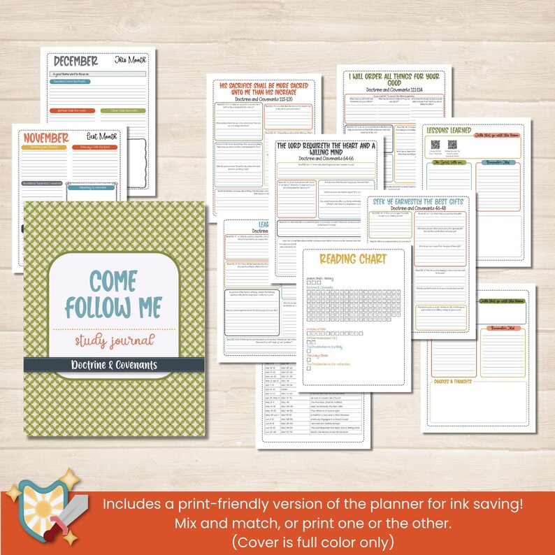 Come Follow Me Doctrine and Covenants, Scripture Study Journal, 2025 ...