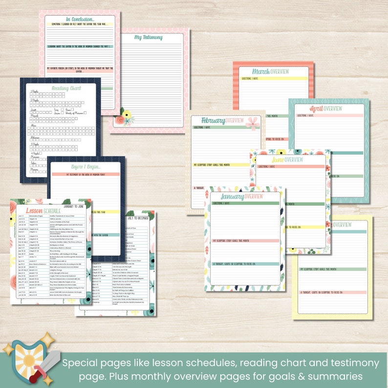 Come Follow Me Book of Mormon, Scripture Study Journal, 2024 Come ...