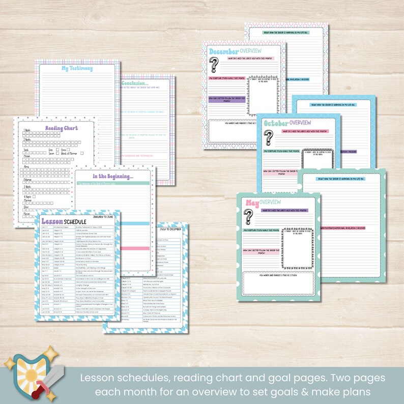 Come Follow Me Book of Mormon, Scripture Study Journal, 2024 Come ...