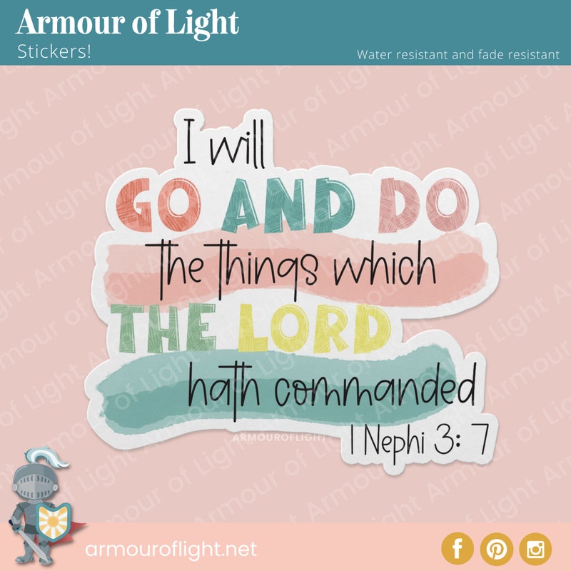 I Will Go and Do - Etsy