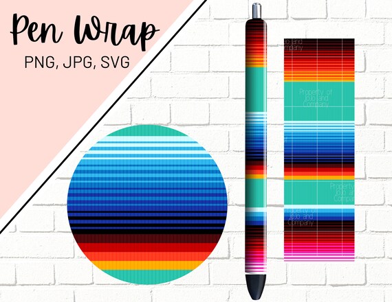 Digital Drawing & Illustration Art & Collectibles Serape SVG Pen Wrap ...