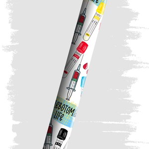 Phlebotomy Pen Wrap, Medical Assistant Pen Wrap, Laboratory Pen Wrap ...