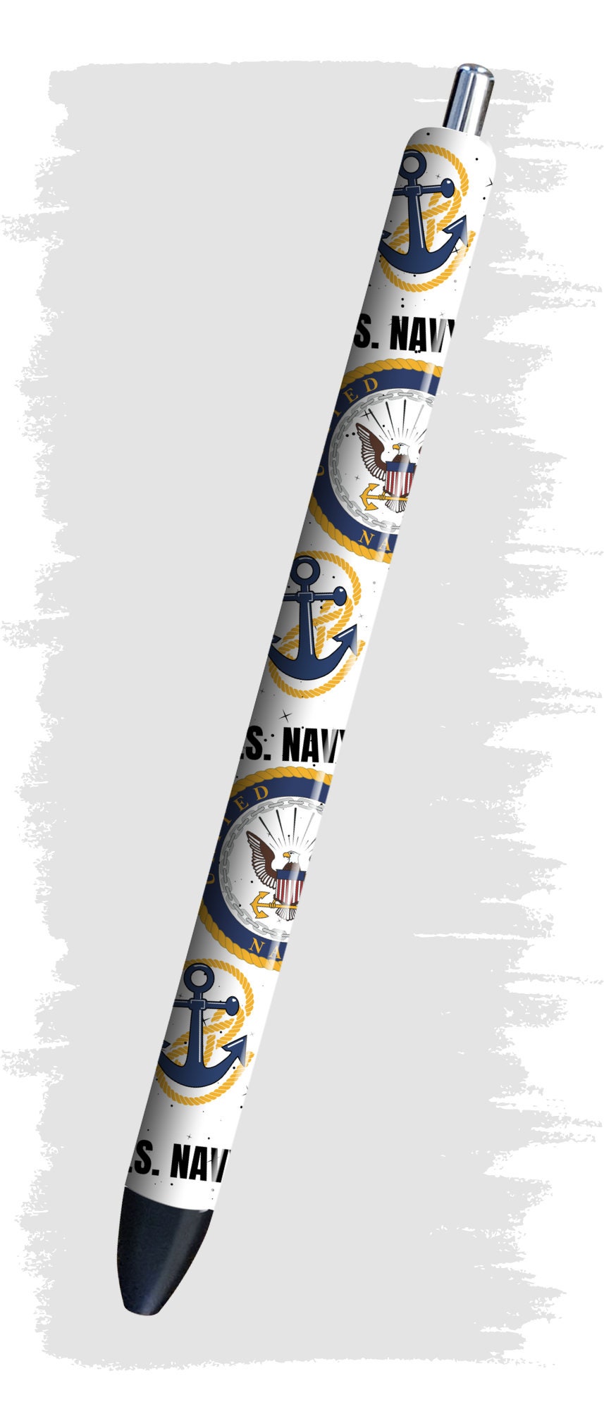 U.S. Navy Pen Wrap Military Pen Wraps Navy Pen Wrap Epoxy - Etsy