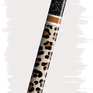 Cheetah Pen Wrap, Glitter Pen Wrap, Cheetah Print Pen Wrap, Pen Wrap ...