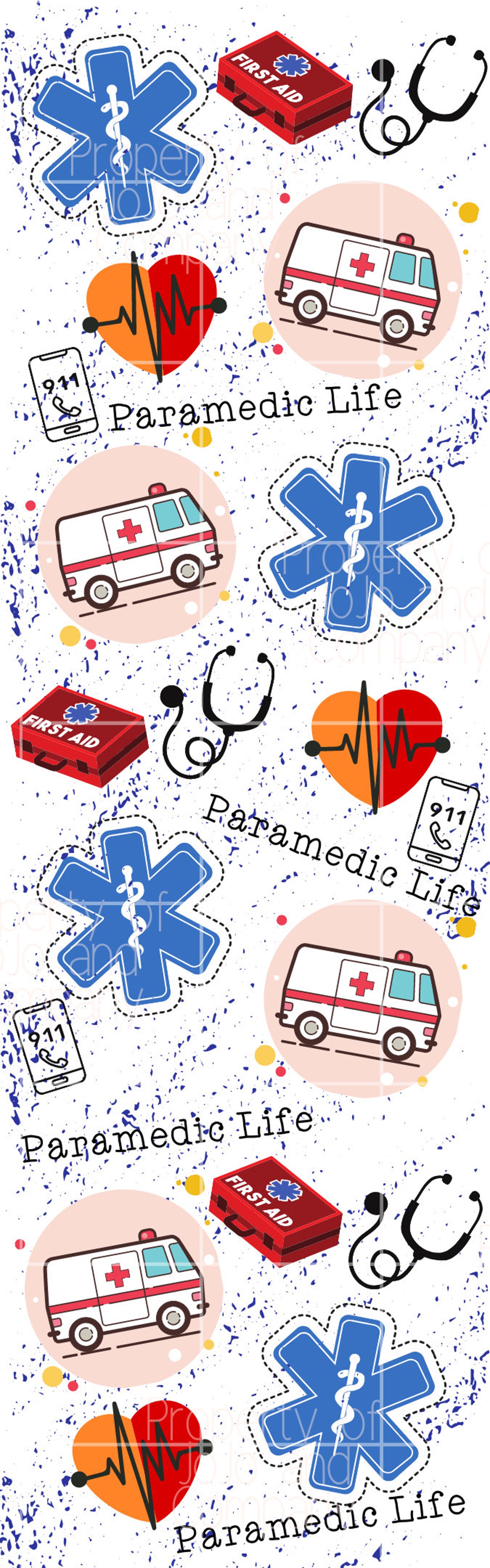 Paramedic Pen Wrap, Medical Pen Wrap, Ambulance Pen Wrap, EMT Pen Wrap ...