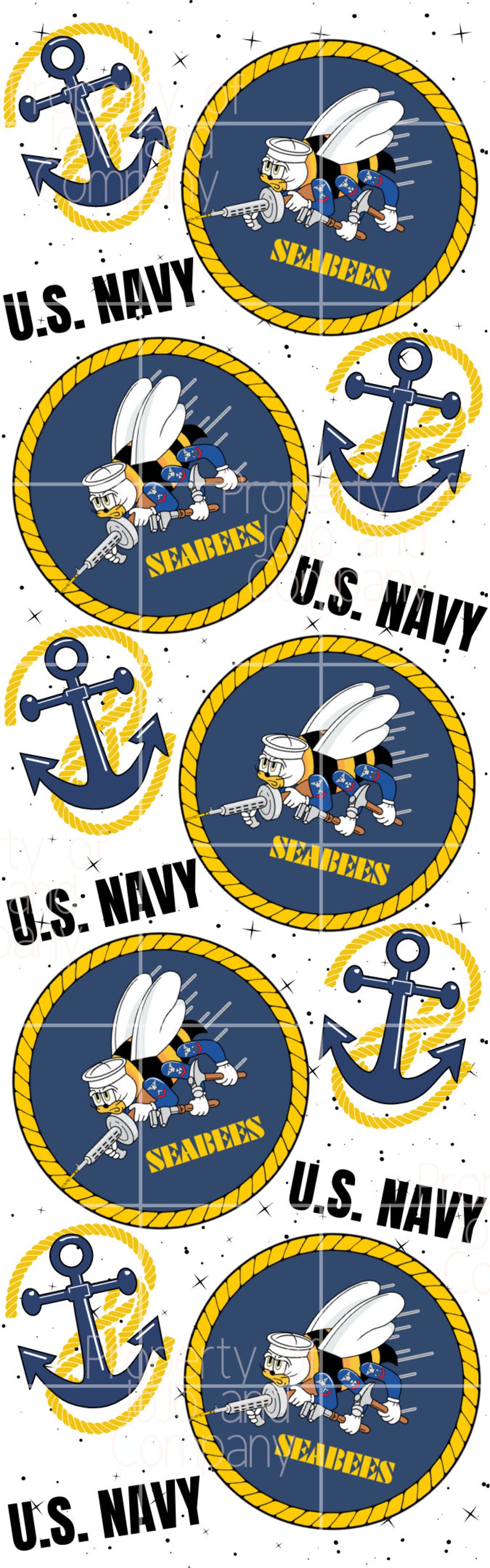 Seabees Pen Wrap, U.S. Navy Pen Wrap, Glitter Pen Wraps, Navy Pen Wrap ...