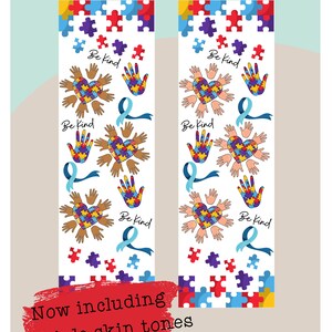 Autism Pen Wrap, Autism Awareness Pen Wrap, Pen Wrap Bundle, Puzzle Pen ...