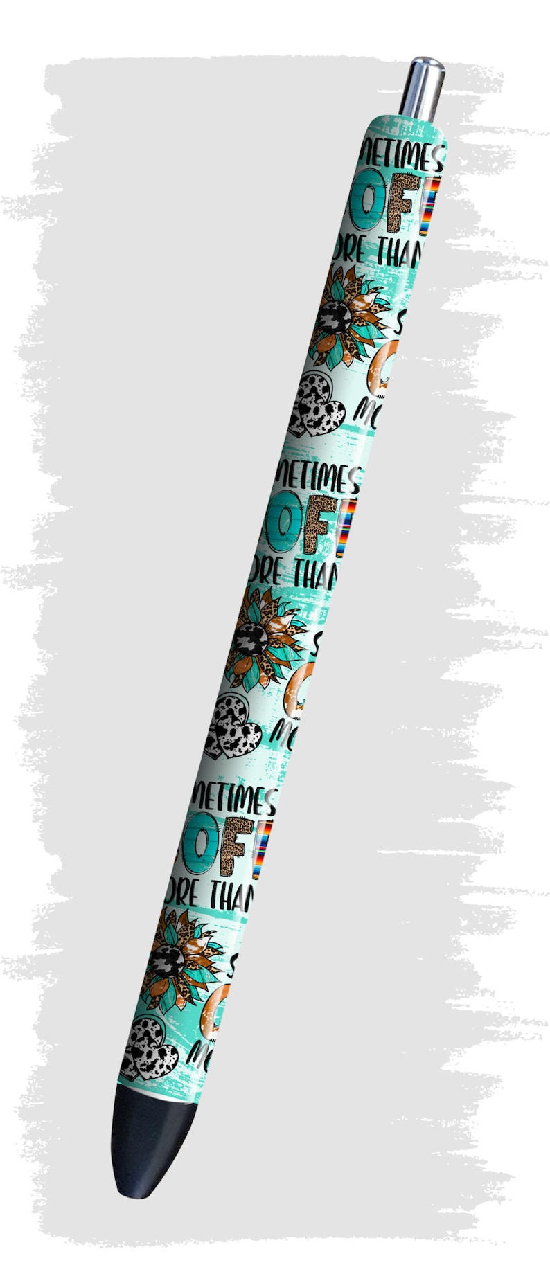 Country Western Pen Wrap, Serape Pen Wrap, Sunflower Pen Wrap ...