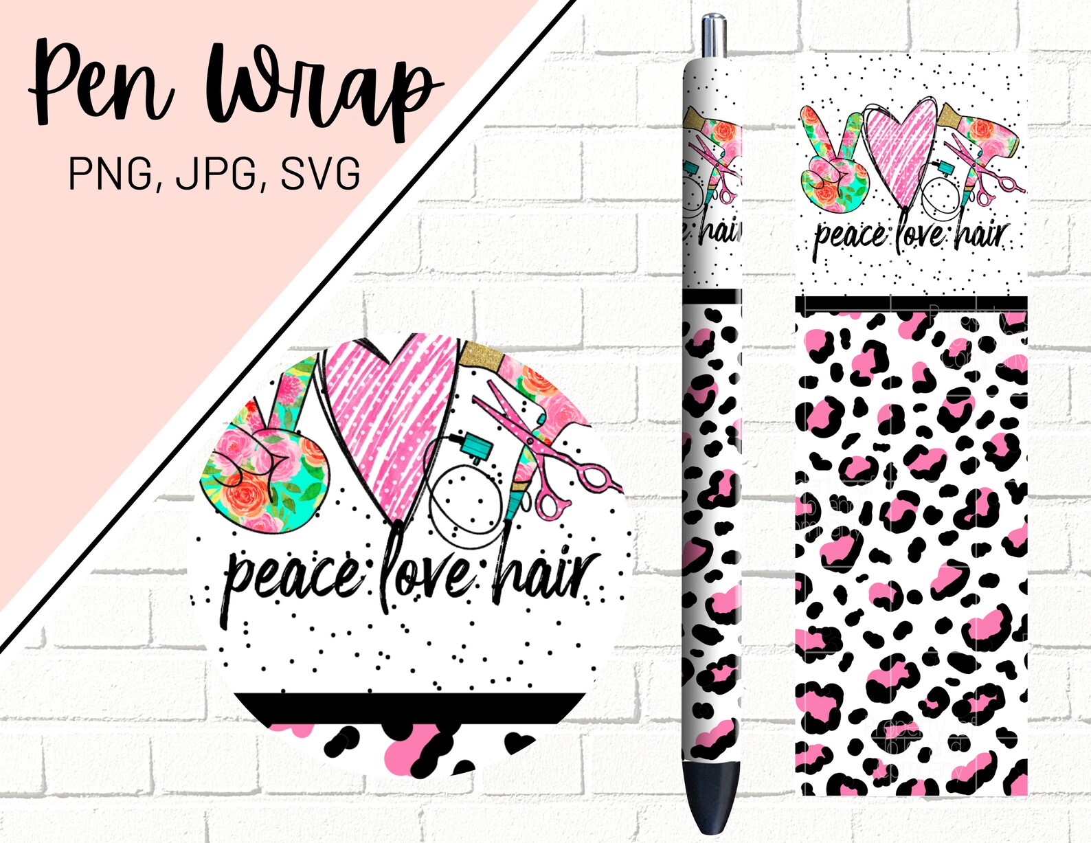 Stylist Pen Wrap Hair Stylist Pen Wrap Cosmetology Pen Wrap - Etsy