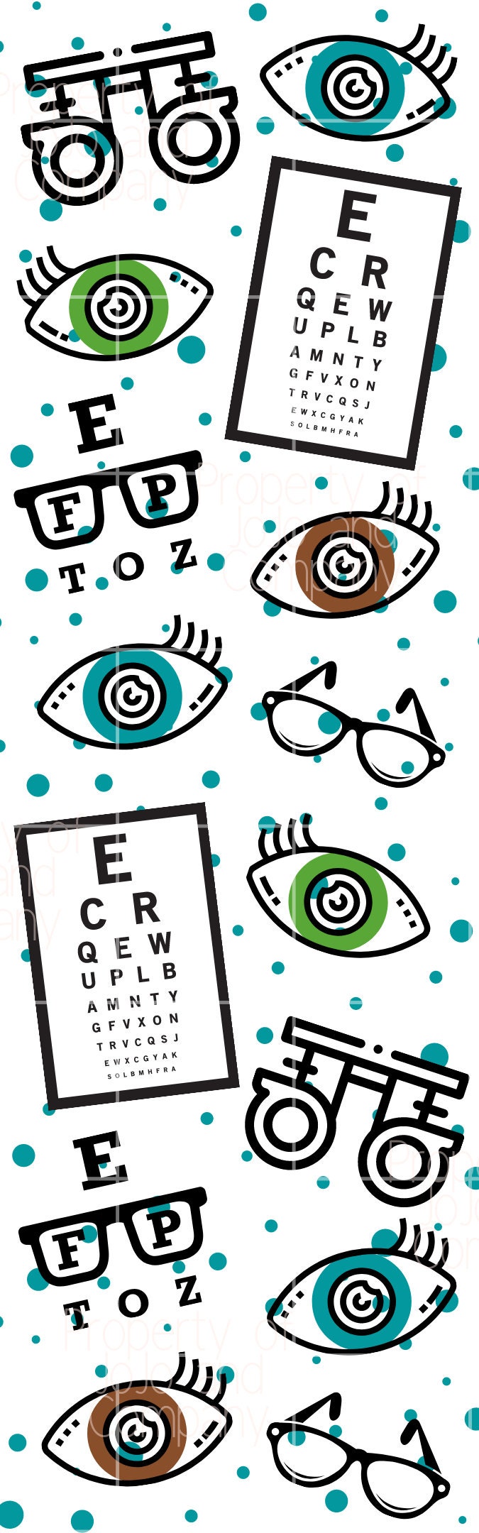 Optometry Pen Wrap Eye Pen Wrap Glitter Pen Wrap Optician - Etsy