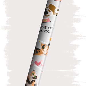 Calico Cat Pen Wraps, Cat Pen Wrap, Glitter Pen Wraps, Calico Cat Pen ...