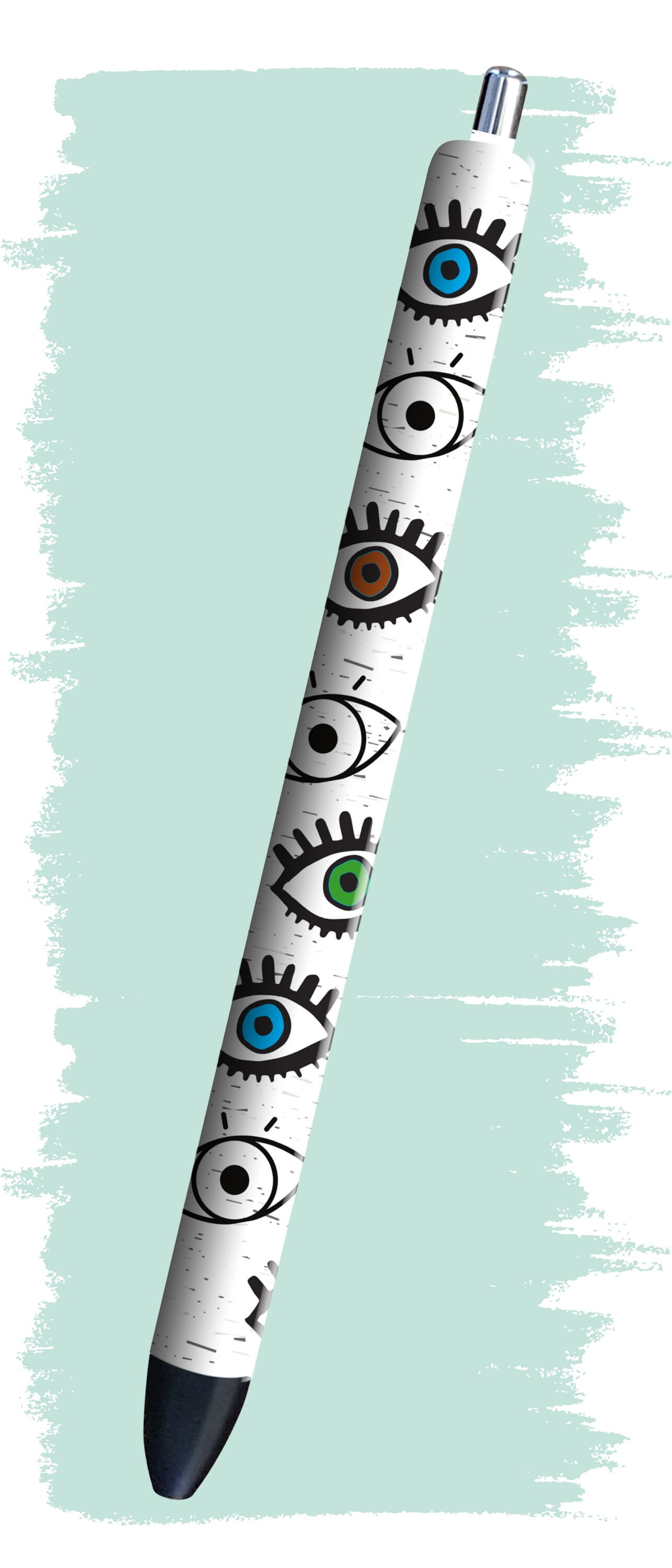 Optometry Pen Wrap Eye Pen Wrap Glitter Pen Wraps Optician - Etsy