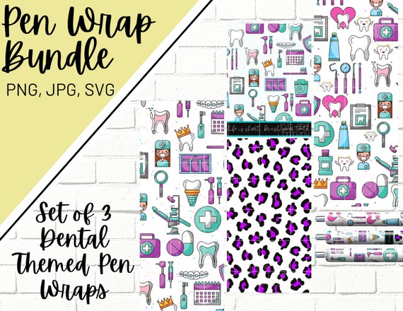 Dental Pen Wrap Medical Pen Wrap Dentist Pen Wrap Dental - Etsy