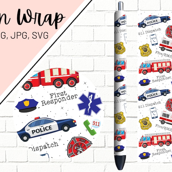 Police Dispatcher Pens - Etsy